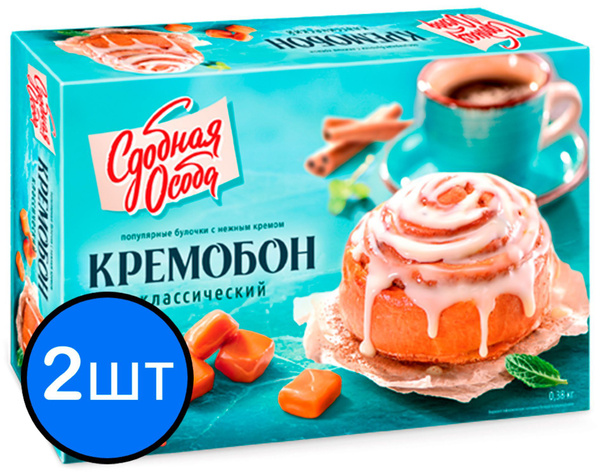 Кремобон "Сдобная Особа" Классический, 380г х 2шт - купить с доставкой ...