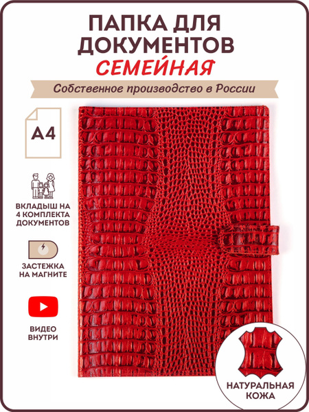 Папка для документов Smart Folder с файлами А4. Органайзер для семейных ...