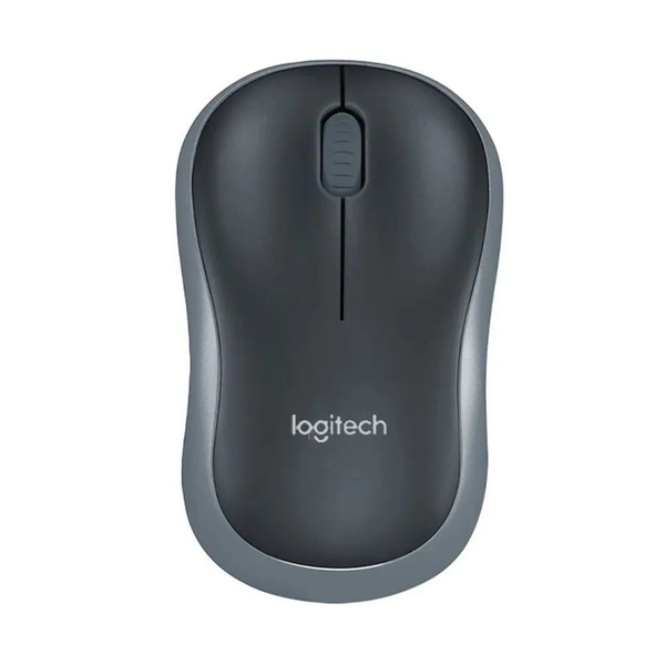 Мышь беспроводная Logitech M186 M186, серый - купить по выгодной цене в интернет-магазине OZON ...