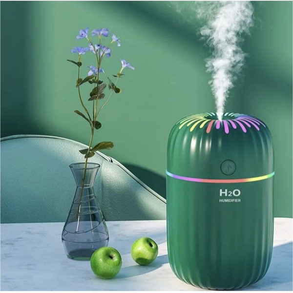 Увлажнитель воздуха H2O с подсветкой, ночник. Зеленый. - купить с ...