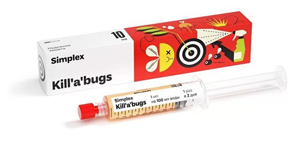 Удобрение для растений Simplex Kill'a'bugs 10 мл. купить на OZON по низкой цене (1279436682)
