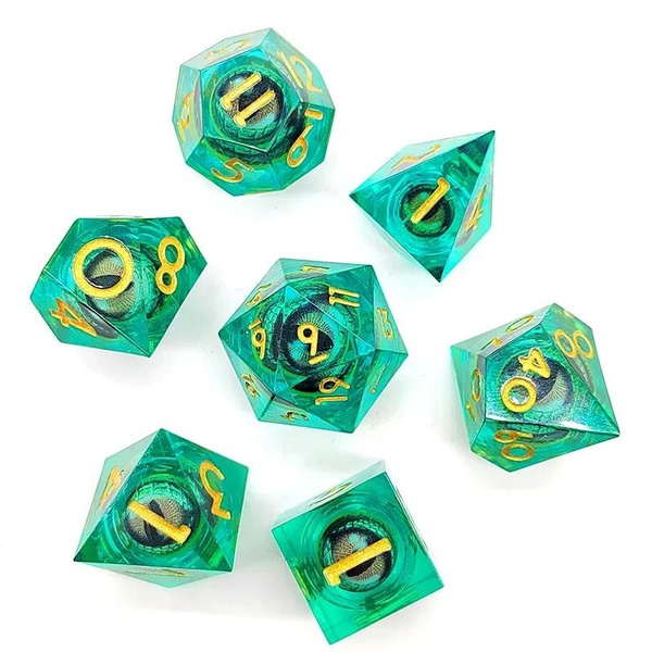 Кости игральные для Dungeons & Dragons, кубики из смолы для DnD и ...
