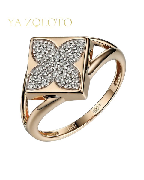 YA-ZOLOTO Кольцо Золото красное 585 пробы купить на OZON по низкой цене (1248879223)