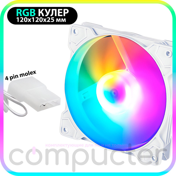 Вентилятор кулер для корпуса компьютера, 120 мм - купить кулер по ...