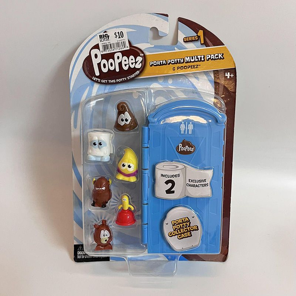 Poopeez Series 1 Porta Potty Multi Pack 6 PCS Коллекция игрушек ...