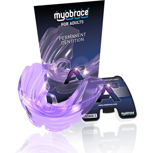 Трейнер Myobrace A3 Medium, пурпурный - купить с доставкой по выгодным ...
