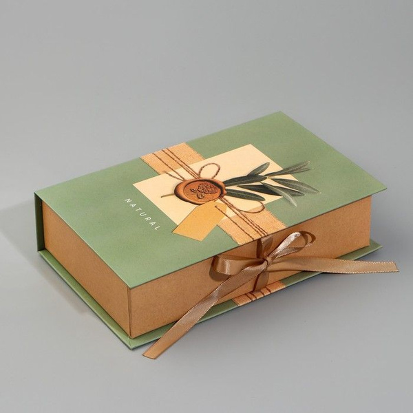 Коробка - книга, упаковка подарочная, С любовью, 20 х 12,5 х 5 см ...