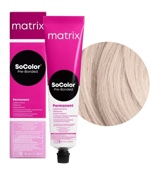 Краска для волос Matrix SoColor Pre-Bonded 11A Ультра светлый блондин ...