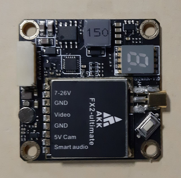 Видеопередатчик AKK FX2-ultimate FPV VTX 1.2W - купить с доставкой по ...