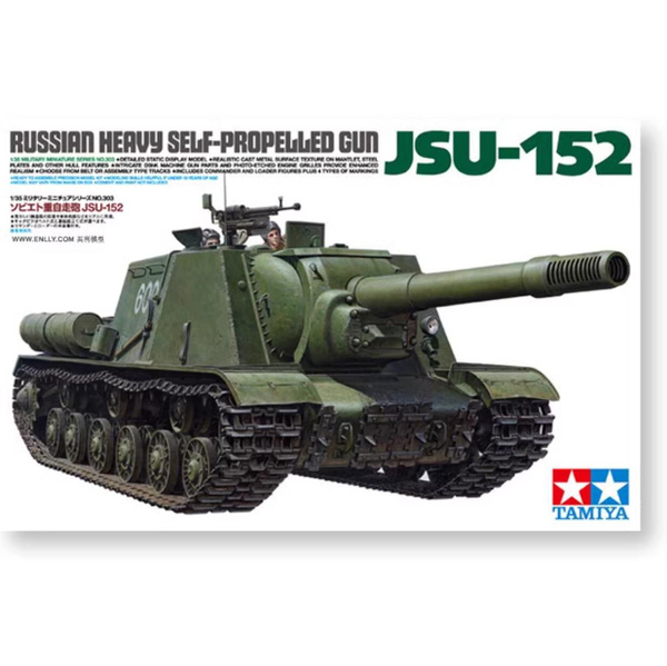 TAMIYA 1/35 Russian Heavy Self Propelled Gun JSU-152 Model Kit 35303 ...