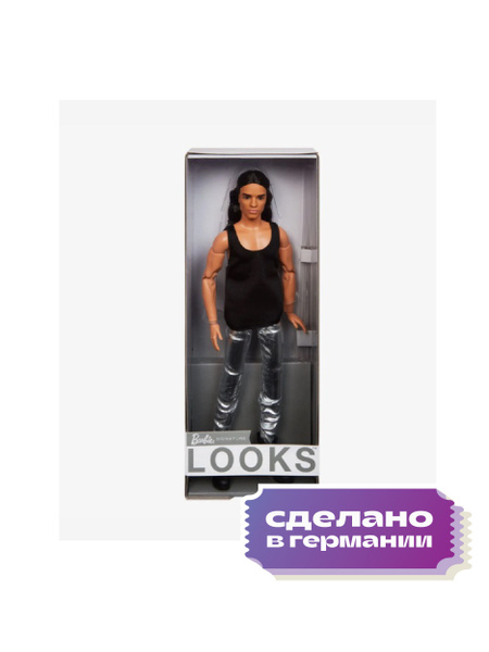 Barbie Barbie Looks - Ken HCB79 Кукла Барби Лукс Кен с длинными темными ...