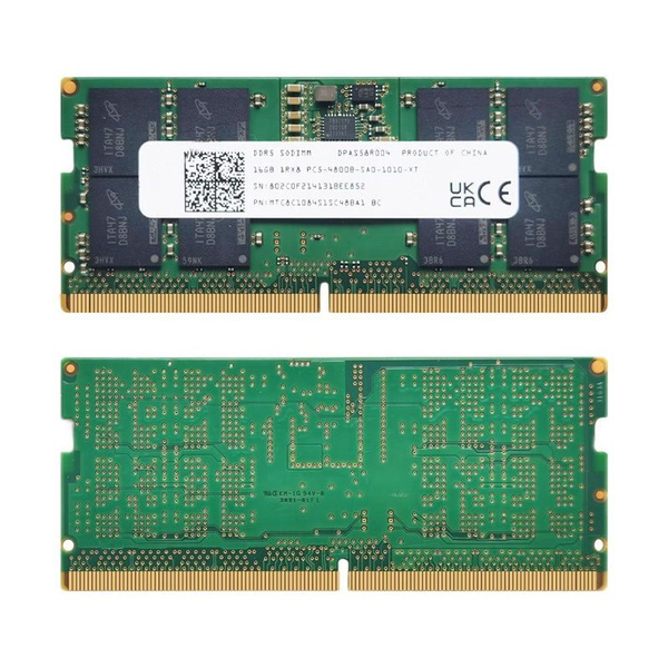 Модуль оперативной памяти Micron DDR5 4800 МГц Laptop 1×8ГБ 16ГБ ...