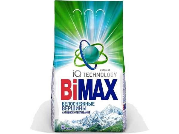 BiMAX Стиральный порошок 3000 г - купить с доставкой по выгодным ценам в интернет-магазине OZON ...
