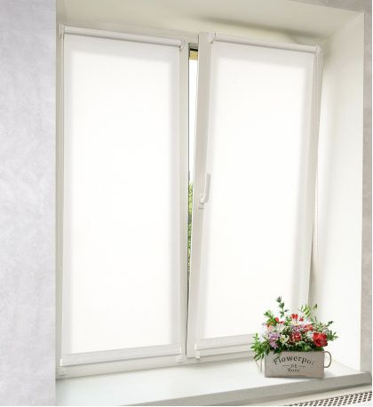 Рулонные шторы Delfa Уни , размер 48х160 см, белый, Текстиль, Пластик купить c доставкой на OZON ...