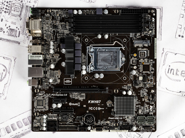 Материнская плата ASRock KWH87 BU купить по низкой цене с доставкой и ...
