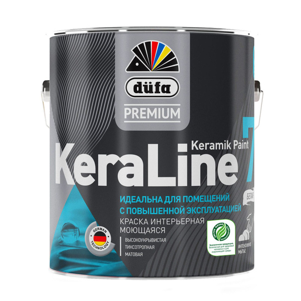 Краска DUFA Premium KeraLine Keramik Paint 7_0С-00023735, Акриловая ...