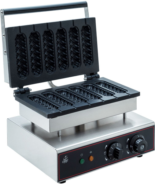 CRAZY PAN Вафельница CP-CD06 1550 Вт, серебристый, черный матовый ...
