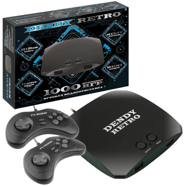 Игровая приставка 8 bit + 16 bit Dendy Retro HDMI 1000 в 1 + 1000 ...