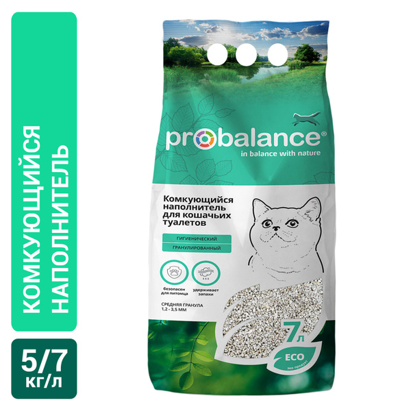 ProBalance Наполнитель Глиняный Комкующийся 5050г. - купить с доставкой по выгодным ценам в ...