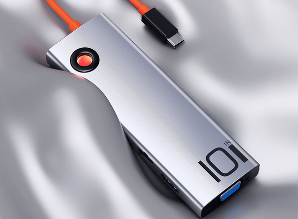 Многофункциональный Хаб USB Hub Xiaomi ROCK TR30 10 in 1 Type-C TO HDMI ...