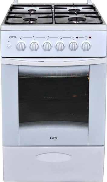 Газовая плита Лысьва ЭГ 401 М2С-2у белый (без крышки) купить c ...