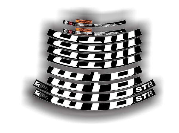 WTB st light i35 белый глянцевый 27,5, наклейки для велосипеда на обода ...