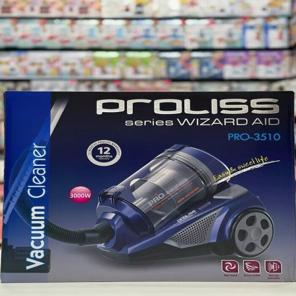 Бытовой пылесос PROLISS Pro-3510, бирюзовый - купить по низким ценам в интернет-магазине OZON ...