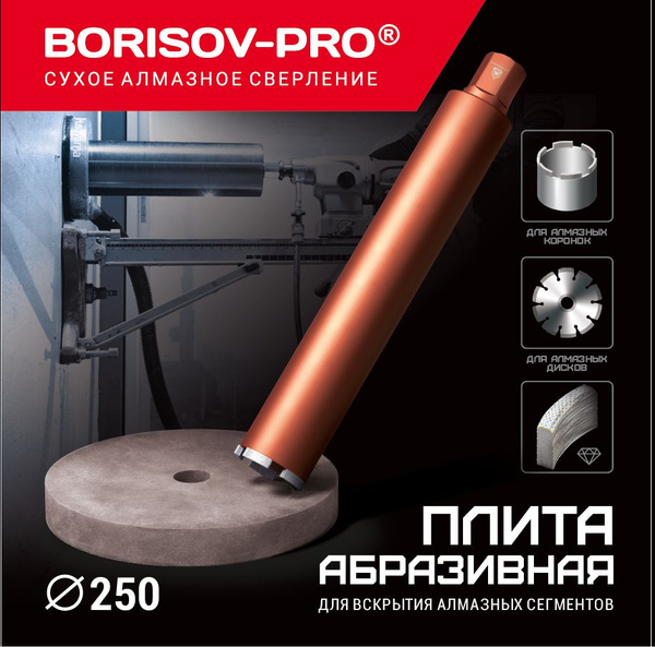 Круг шлифовальный BORISOV-PRO 250x32 - купить по низким ценам в ...
