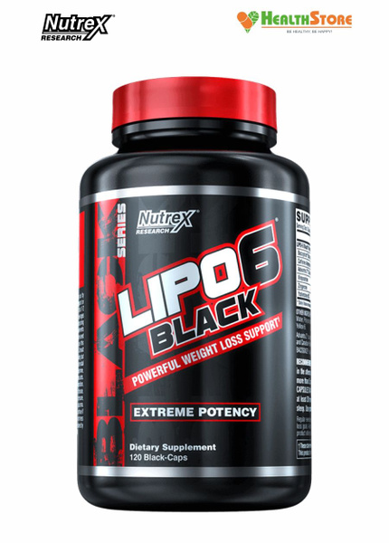 Жиросжигатель Nutrex Research Lipo-6 Black 120 капсул США Нутрекс липо ...