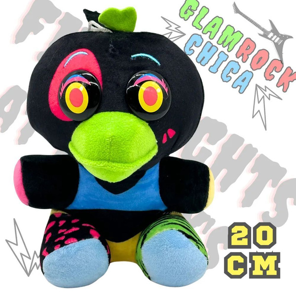 Мягкая игрушка фнаф Фредди, Fnaf Glamrock Chica (Глэмрок Гламурная Чика), Аниматроники 20 см ...