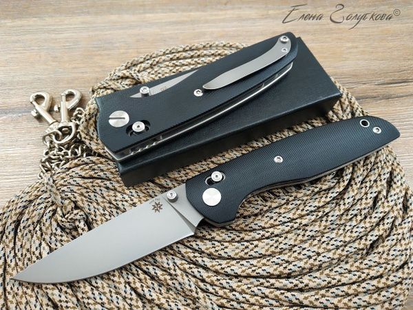 Складной нож Five Pro Азарт black сталь D2 - купить с доставкой по ...