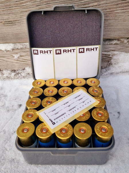 Коробка на 25 патронов 12 калибра RHT Ammo Box (серый) - купить с ...