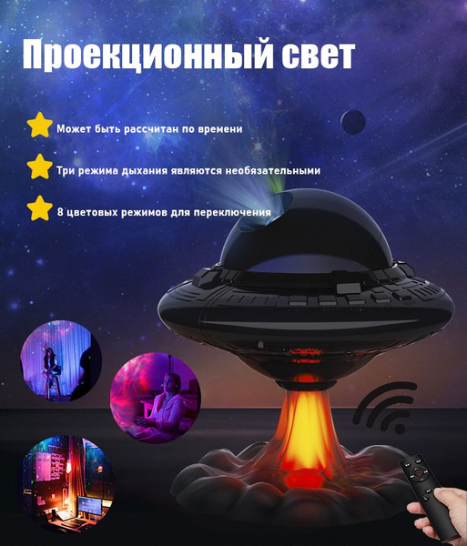 Купить Проекционный светильник Ufo, светильник для звездного неба, 1 ...