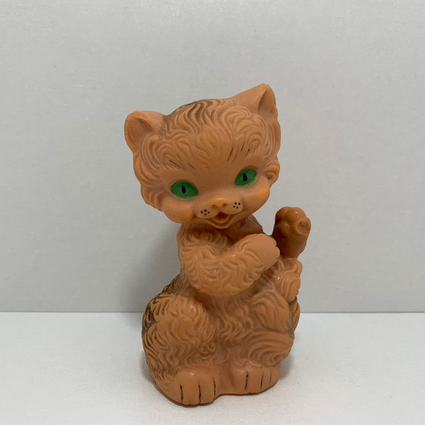 Советская резиновая игрушка кошечка сделано в СССР купить по низким ...