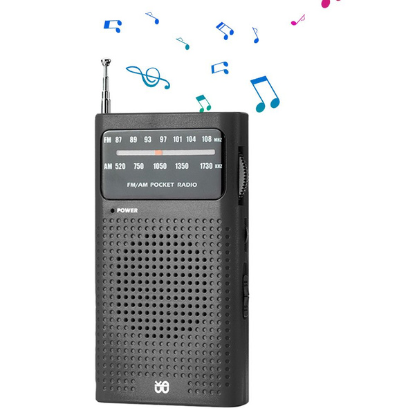 Полнодиапазонное AM FM-радио Портативное аналоговое радио купить по ...