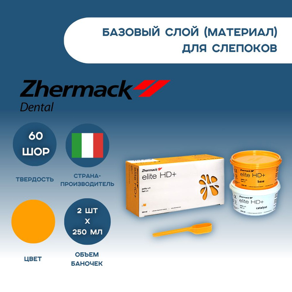Стоматологический слепочный материал Zhermack Elite HD+ Putty Soft ...