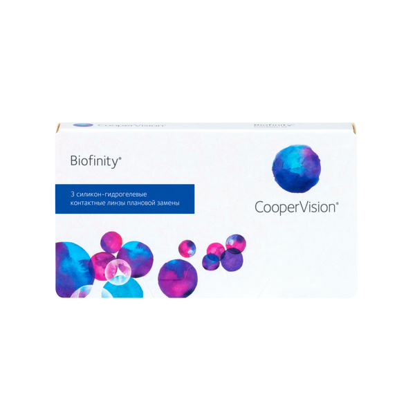 CooperVision Контактные линзы Biofinity, 3 шт. / 8.6 / -5.00 - купить с доставкой по выгодным ...