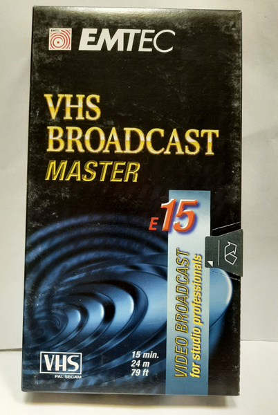 Видеокассета VHS EMTEC, E15 Broadcast Master, 15 min. - купить с доставкой по выгодным ценам в ...