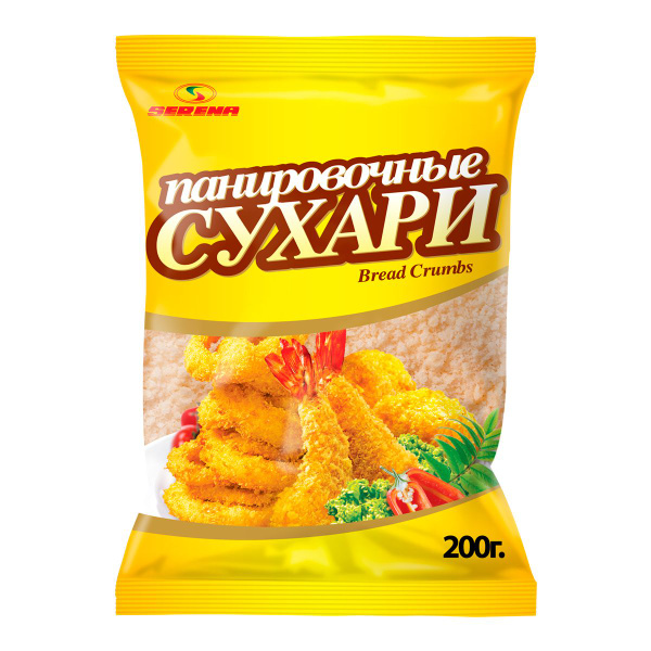Сухари панировочные пшеничные из хлеба Bread Crumbs SERENA 200 г. Корея ...