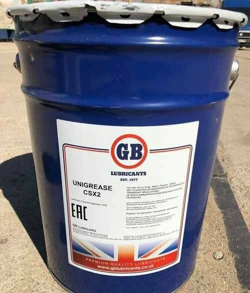 Смазка на основе сульфоната кальция. GB UNIGREASE CSX2, Великобритания ...