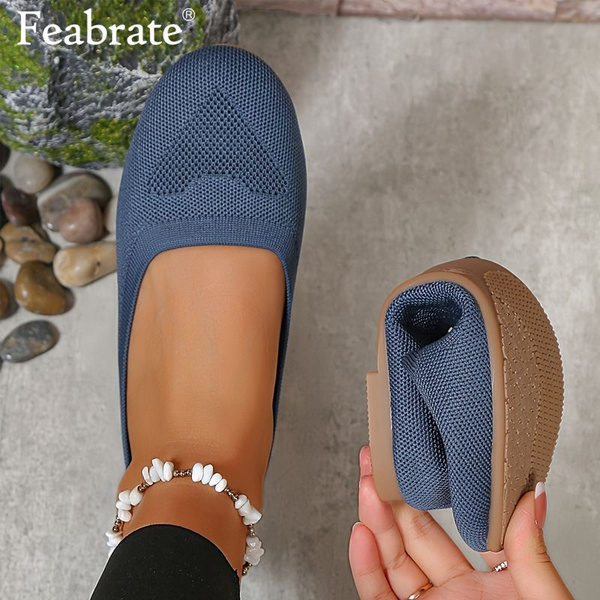 Слипоны Женский Feabrate, размер 37 На любой сезон Без застёжки Без каблука купить c доставкой ...