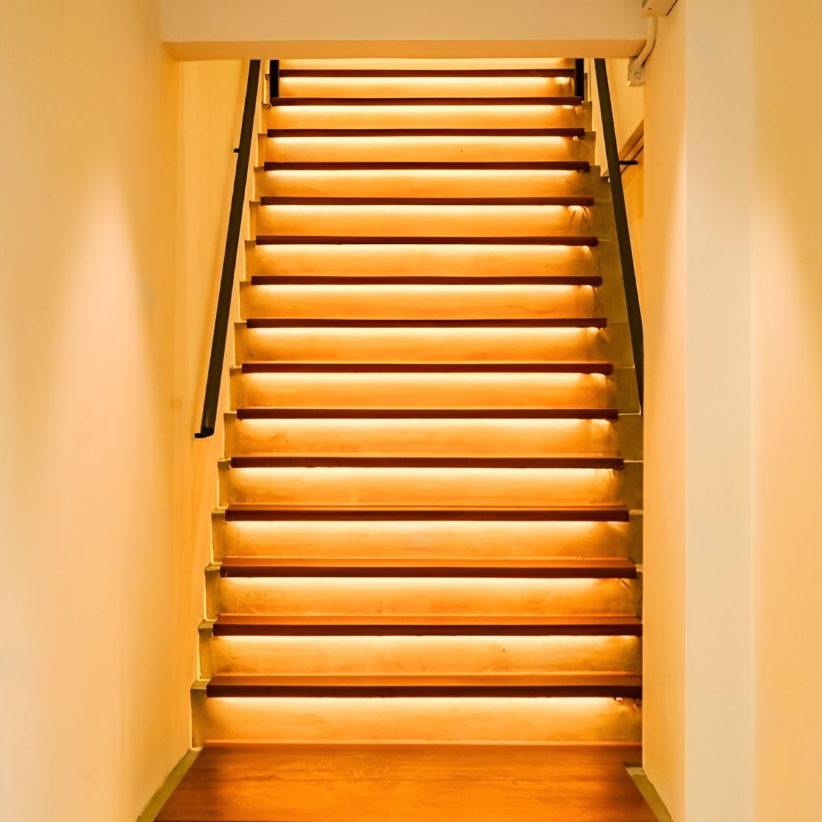 Автоматическая подсветка лестницы с датчиками движения теплый свет ...