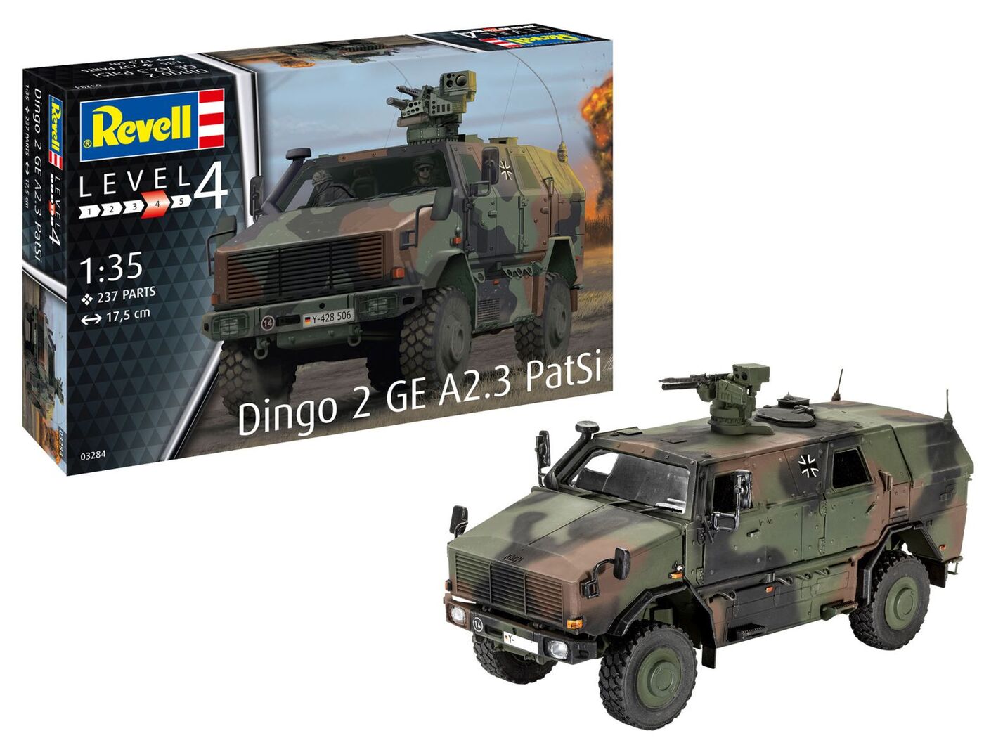 Модель для сборки Revell Бронетранспортер Dingo 2A3.1, 03284 — купить в ...