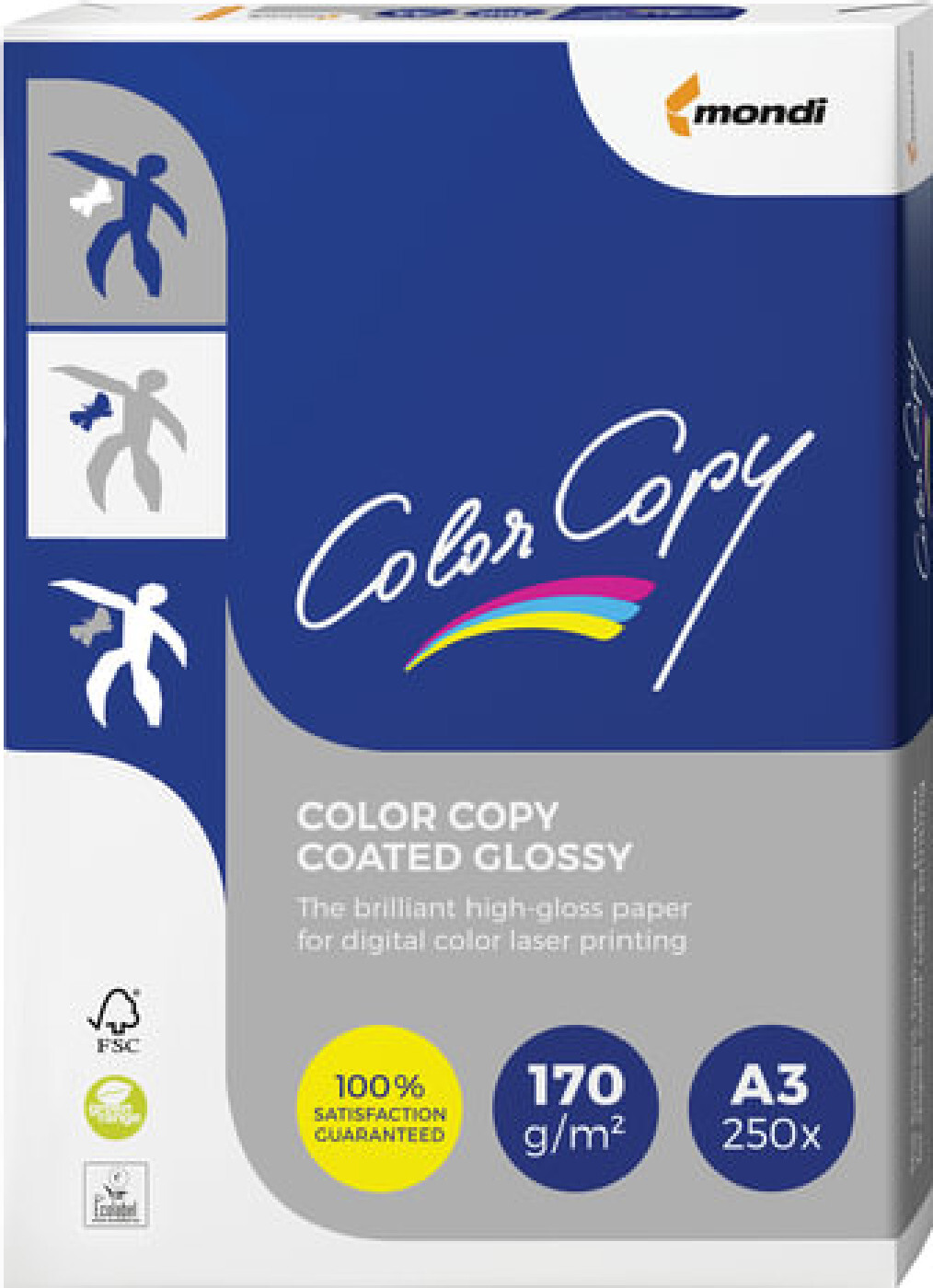 Бумага COLOR COPY GLOSSY, мелованная, глянцевая, БОЛЬШОЙ ФОРМАТ, А3 ...