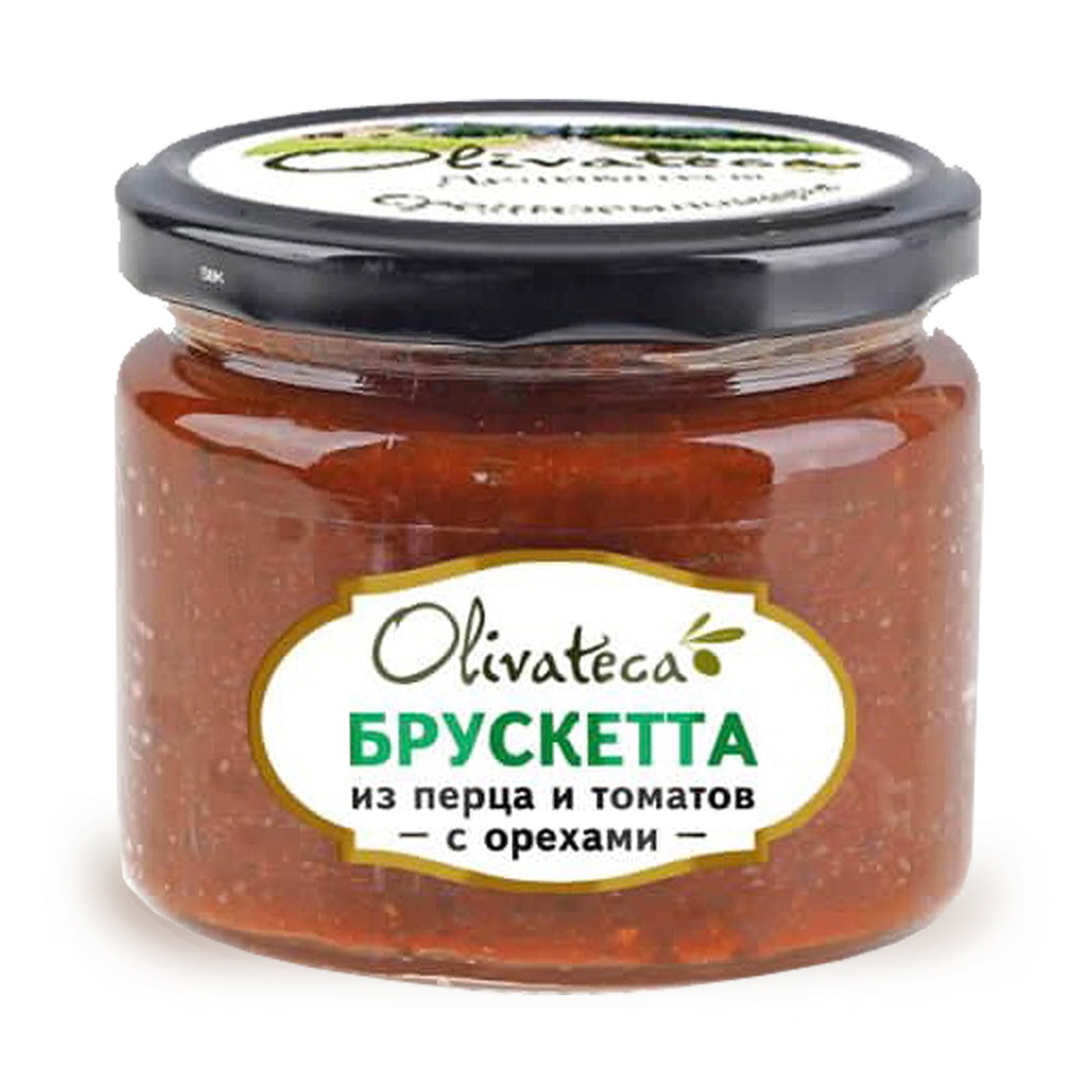 Соус Брускетта OLIVATECA из перца и томатов с орехами, 290г — купить в ...