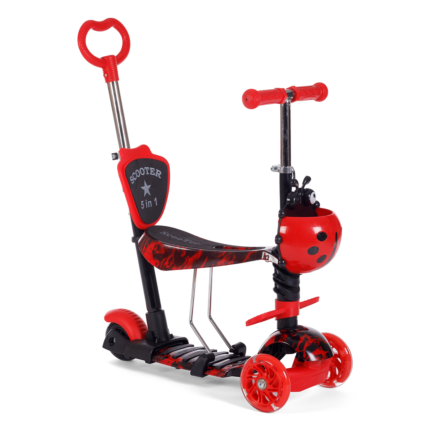 Самокат Детский Тутси Божья коровка, - купить по выгодной цене в ...