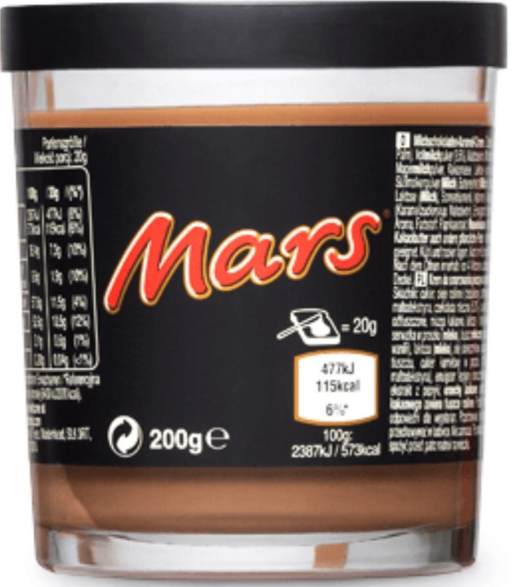 Шоколадная паста Mars 200 гр — купить в интернет-магазине OZON с ...