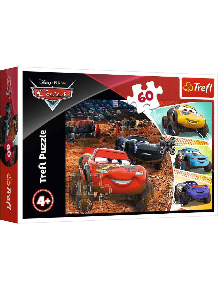 Trefl Пазл "Молния Маккуин с друзьями", 60 шт. 17327T — купить в ...