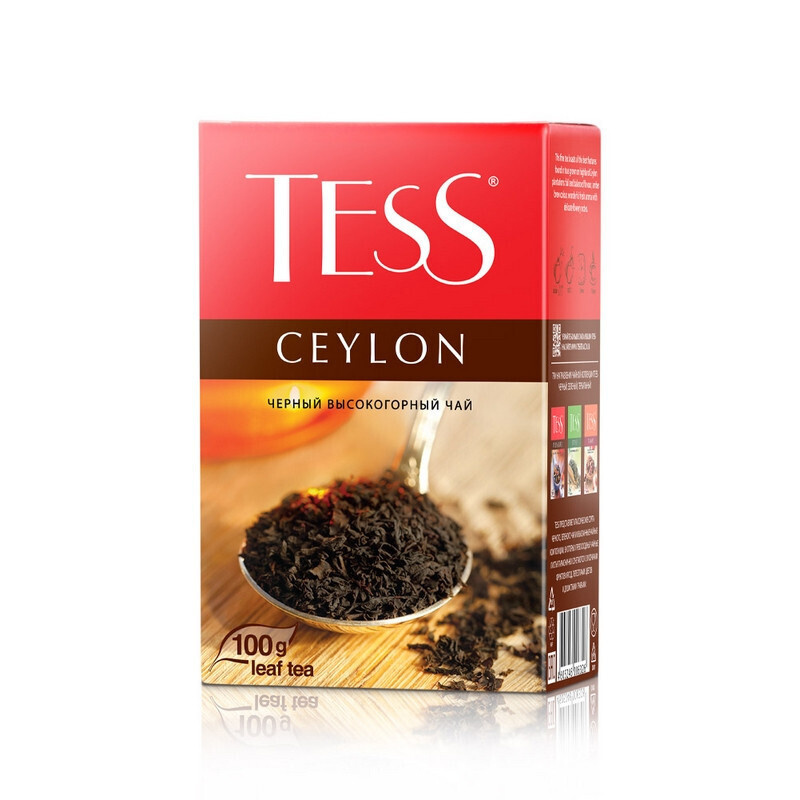 Чай Tess Ceylon листовой черный, 100г 0632-15 — купить в интернет ...