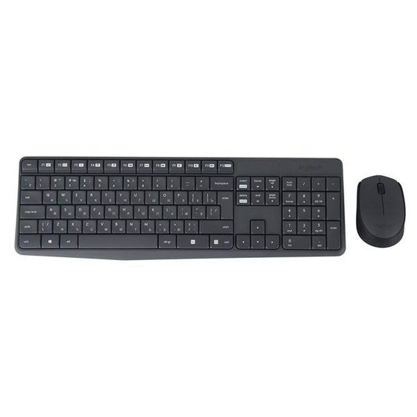 Logitech Комплект клавиатура+мышь MK235 Grey (920-007948) купить по ...